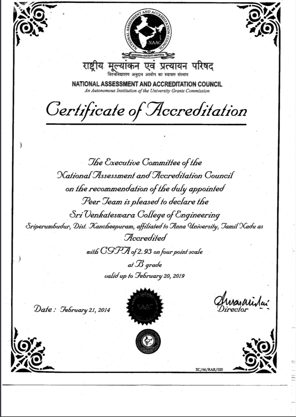 NAAC Certification